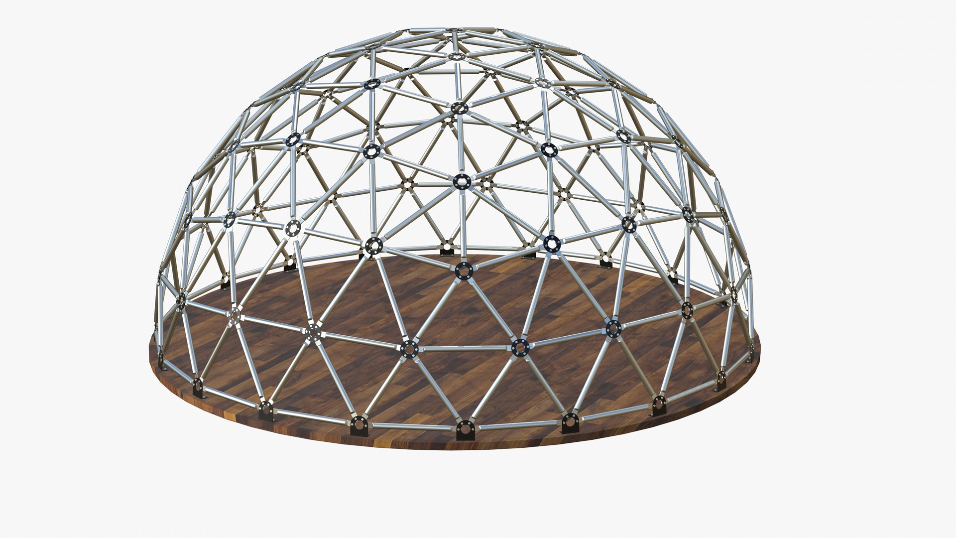 Geodesic Dome V4 3D model - TurboSquid 1870477
