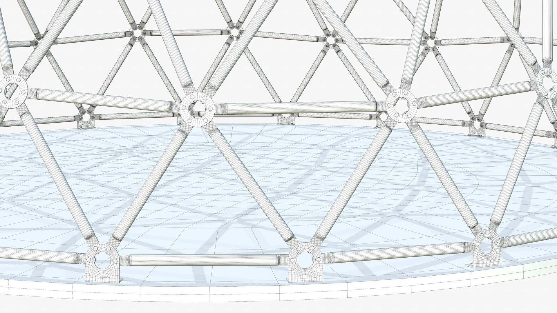 Geodesic Dome V4 3D model - TurboSquid 1870477