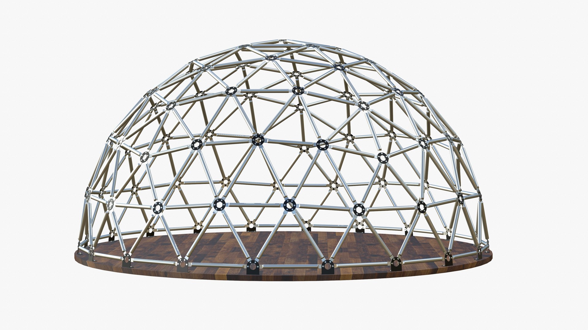 Geodesic Dome V4 3D Model - TurboSquid 1870477