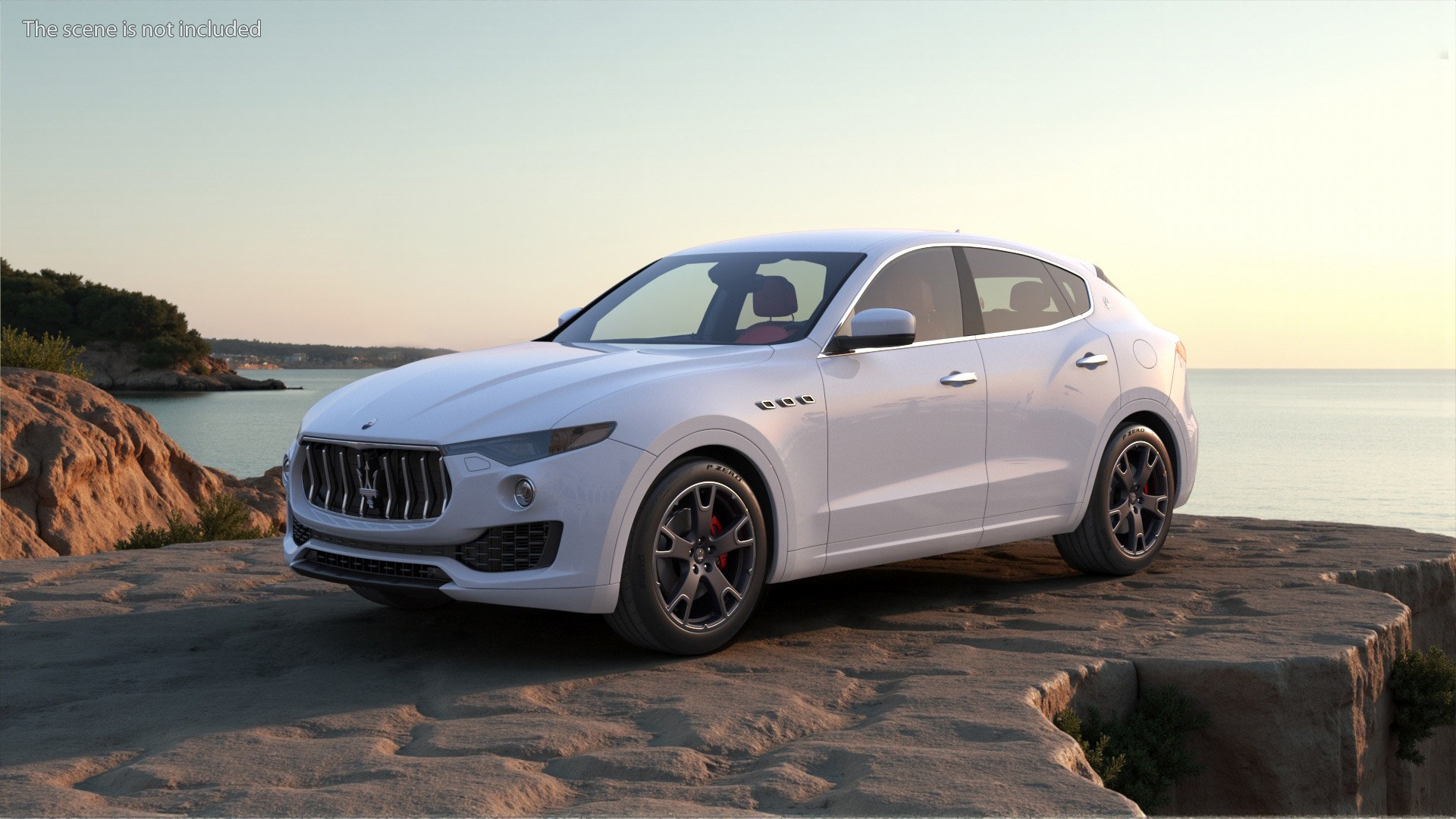 3D Maserati Levante SUV White Rigged - TurboSquid 2378252