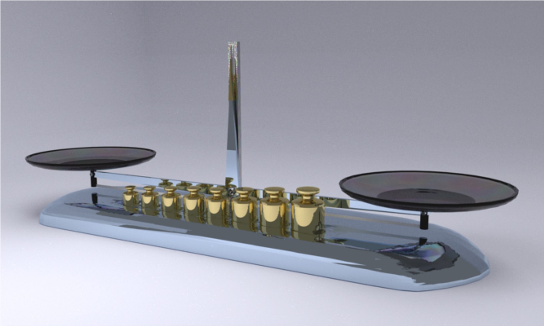 3d Plates Scale Model