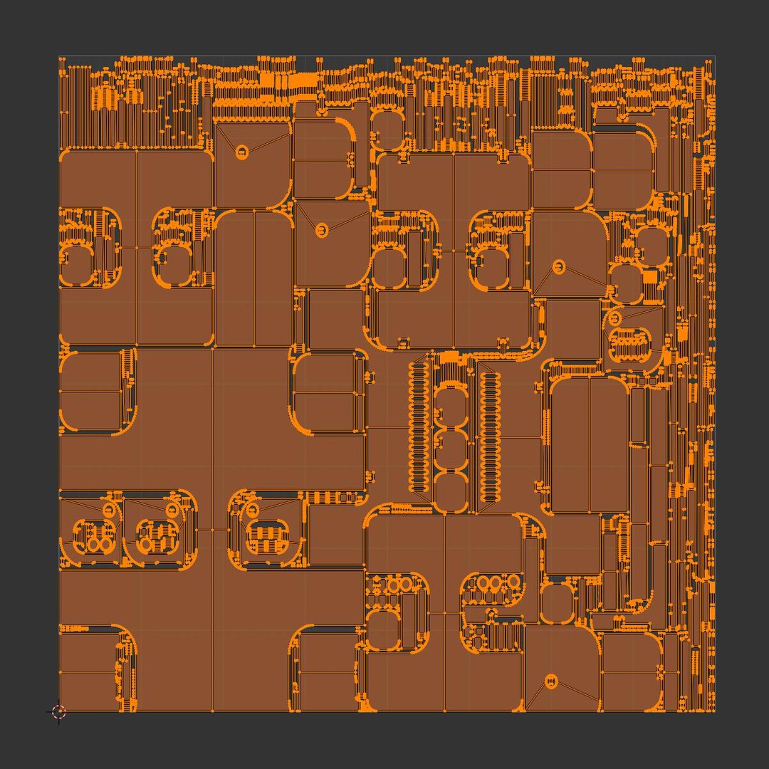 Sci-fi Interior Coridor 3D Model - TurboSquid 2225625