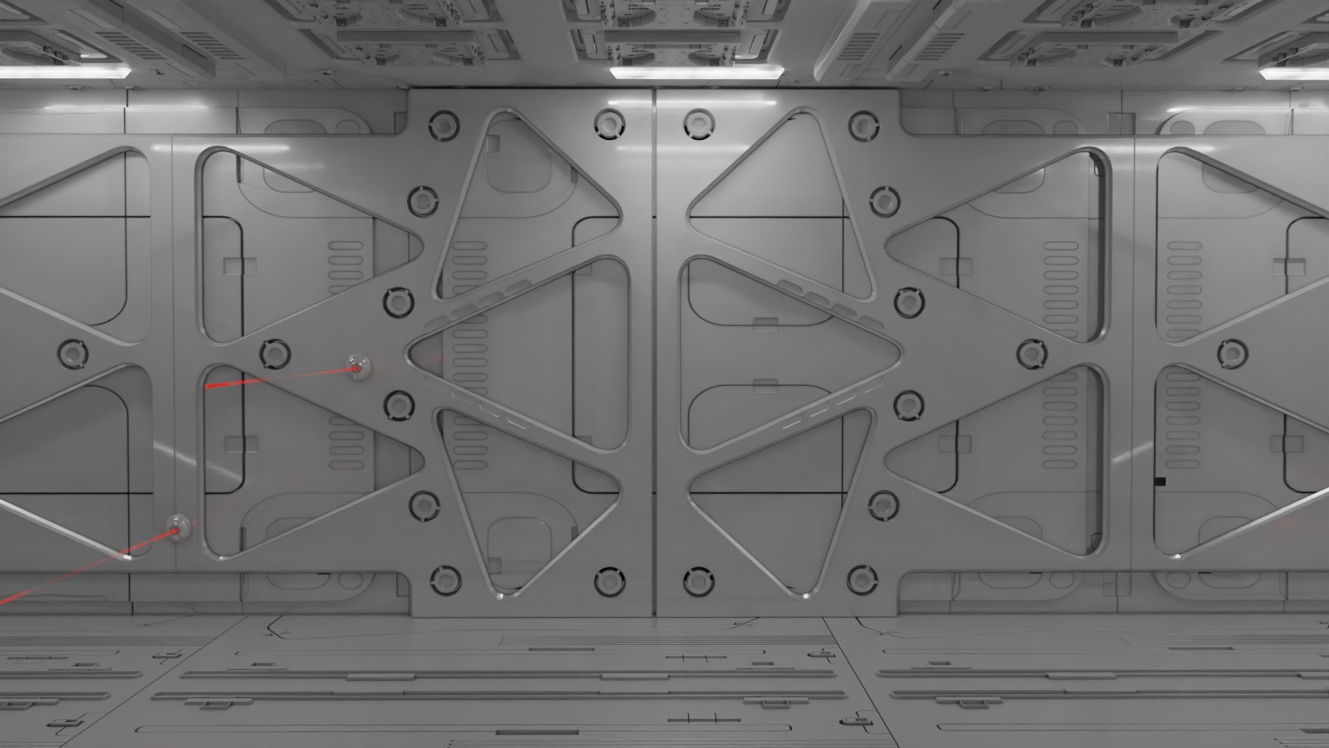 Sci-fi Interior Coridor 3D Model - TurboSquid 2225625