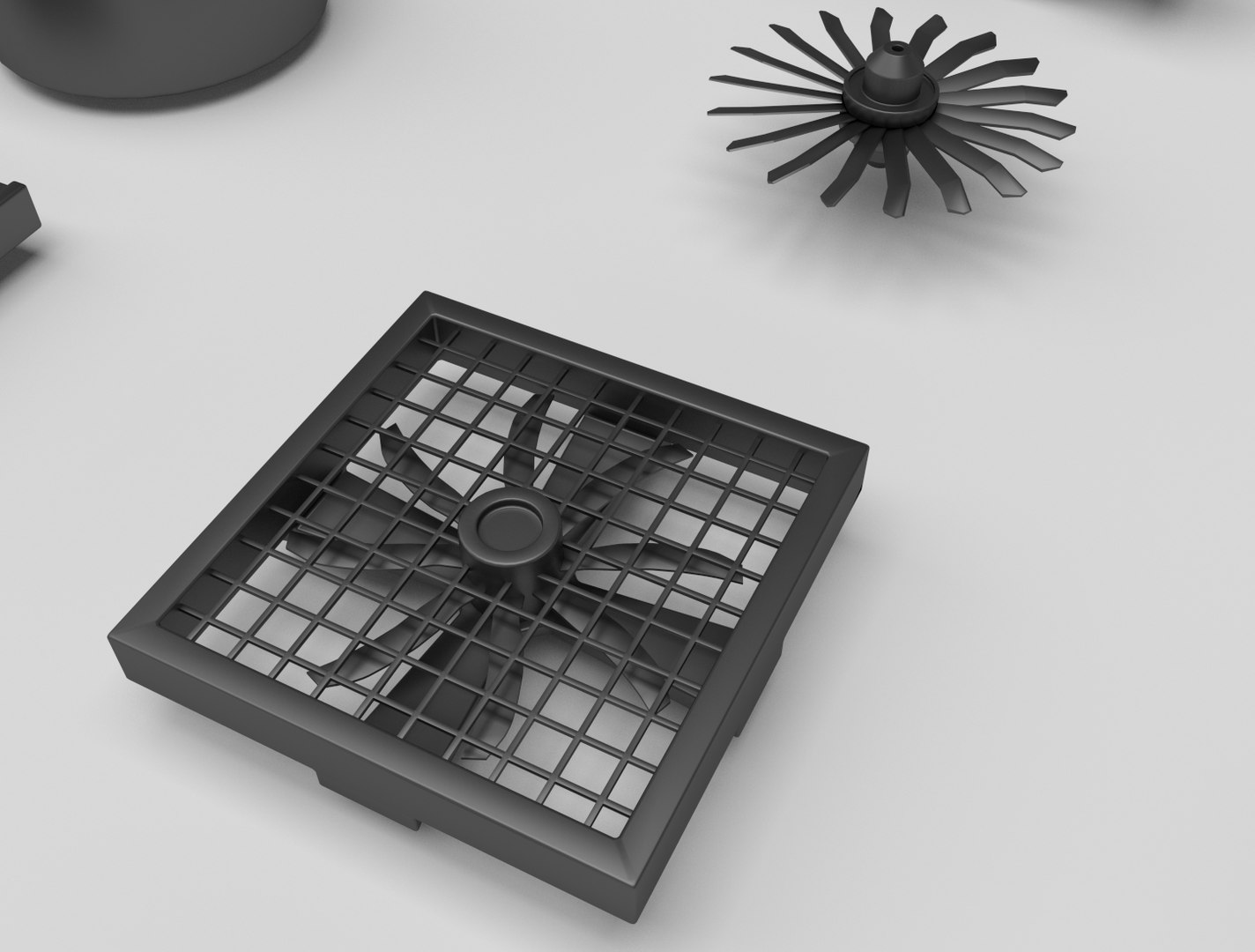 Technical Parts 3d Model