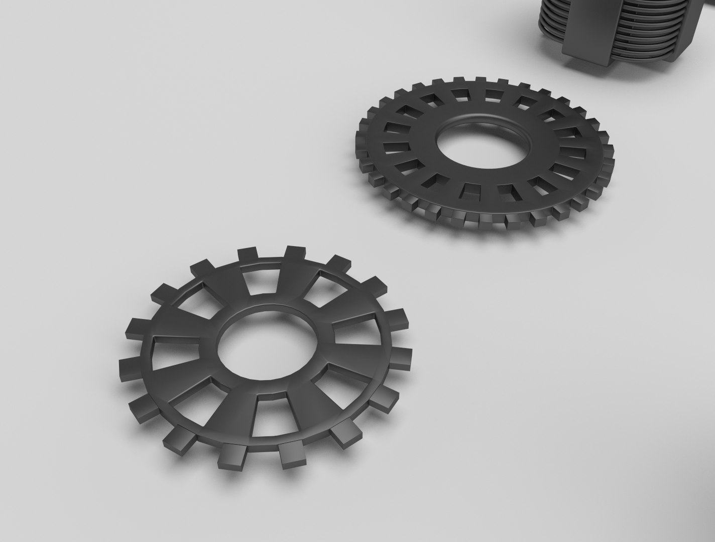 Technical Parts 3d Model