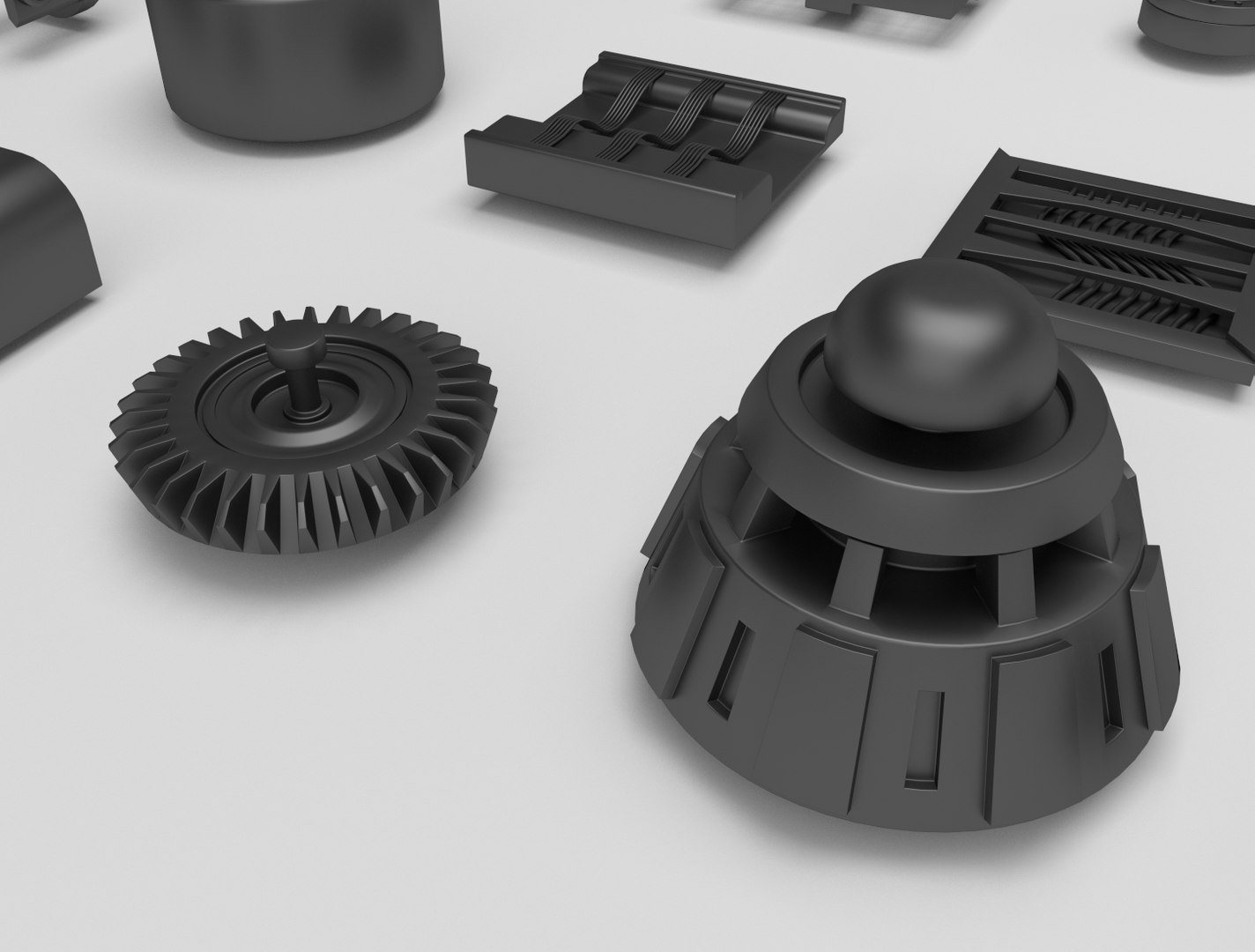 Technical Parts 3d Model