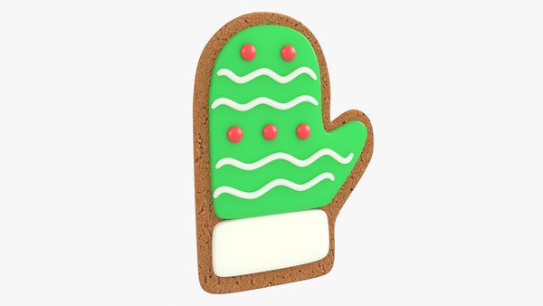 3D gingerbread glove christmas cookie - TurboSquid 1653752