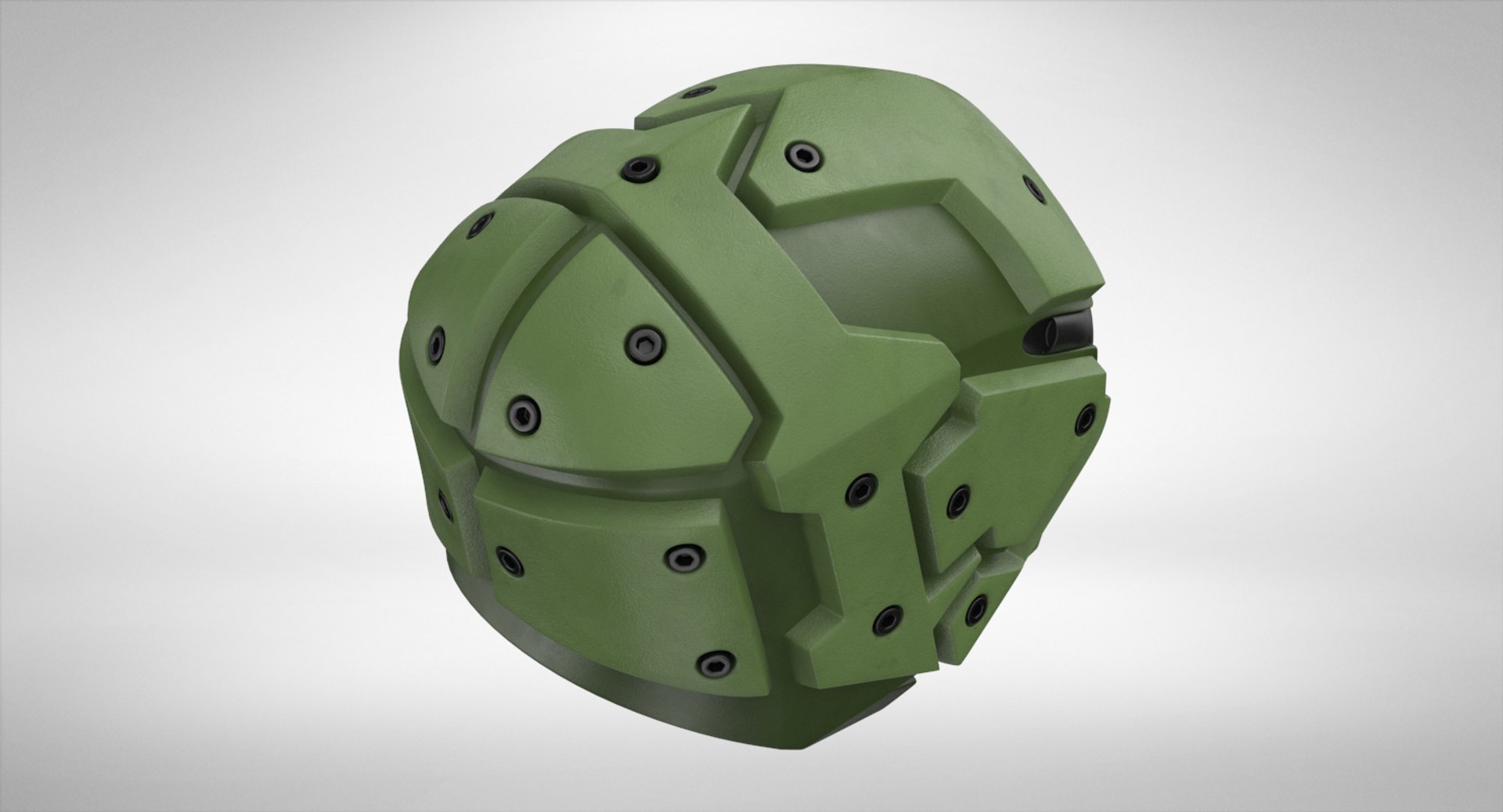 3D Model Kevlar Tactical Mask Olive - TurboSquid 1334447