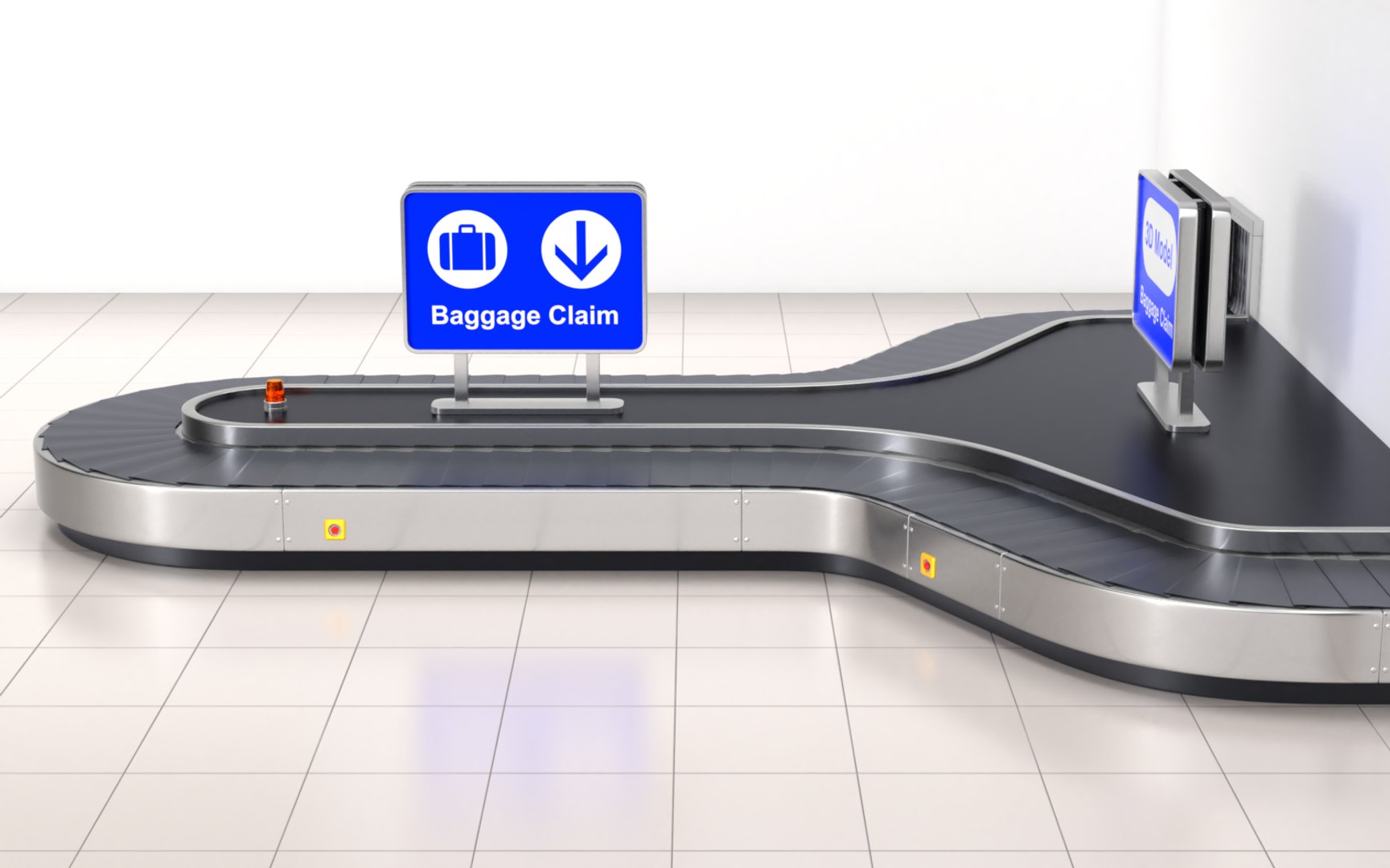 Airport Claim Transport 3D Model - TurboSquid 1502350