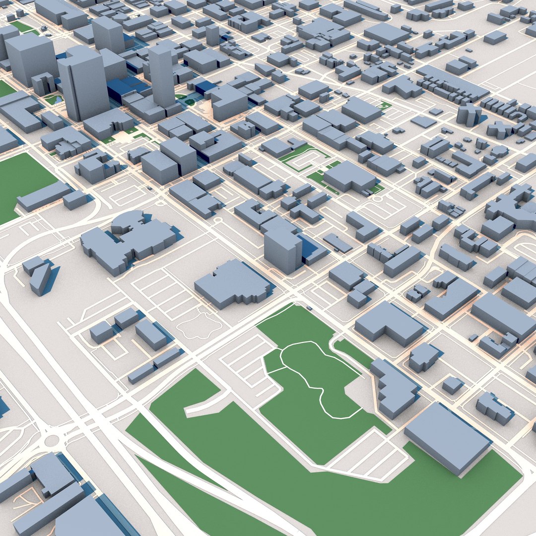 3D Omaha City In Nebraska USA Model - TurboSquid 2372592