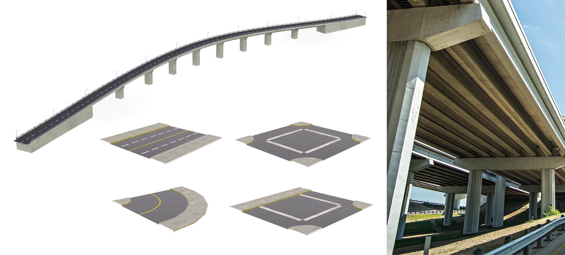 3D Street Roads And Highway Model - TurboSquid 2237868