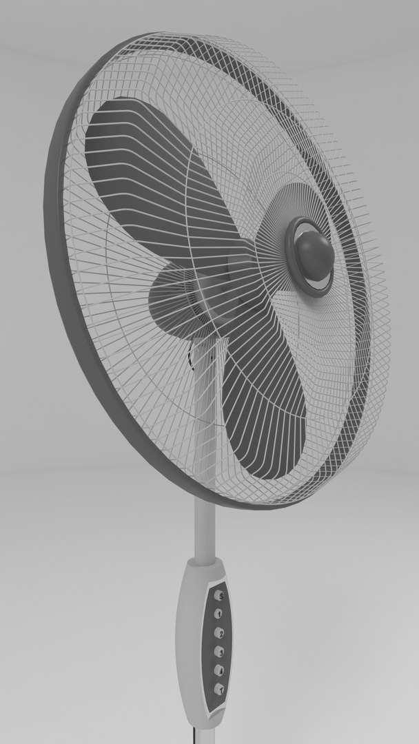 Free Oscillating Pedestal Fan 3D - TurboSquid 1337610
