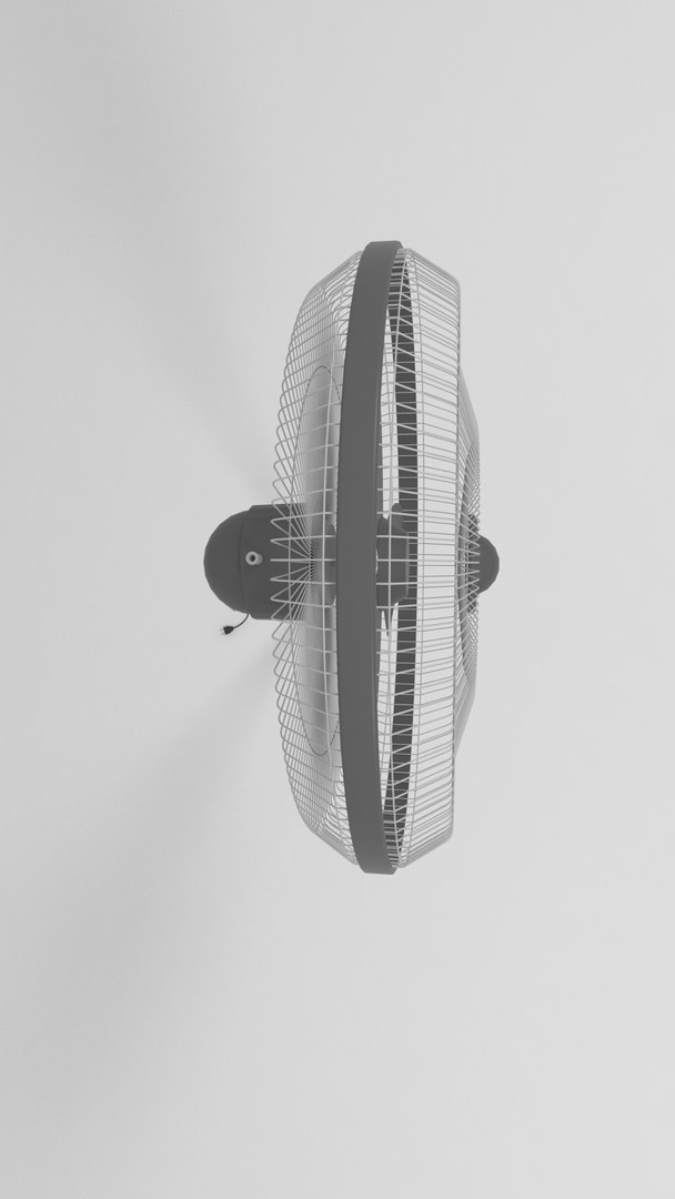 Free Oscillating Pedestal Fan 3D - TurboSquid 1337610