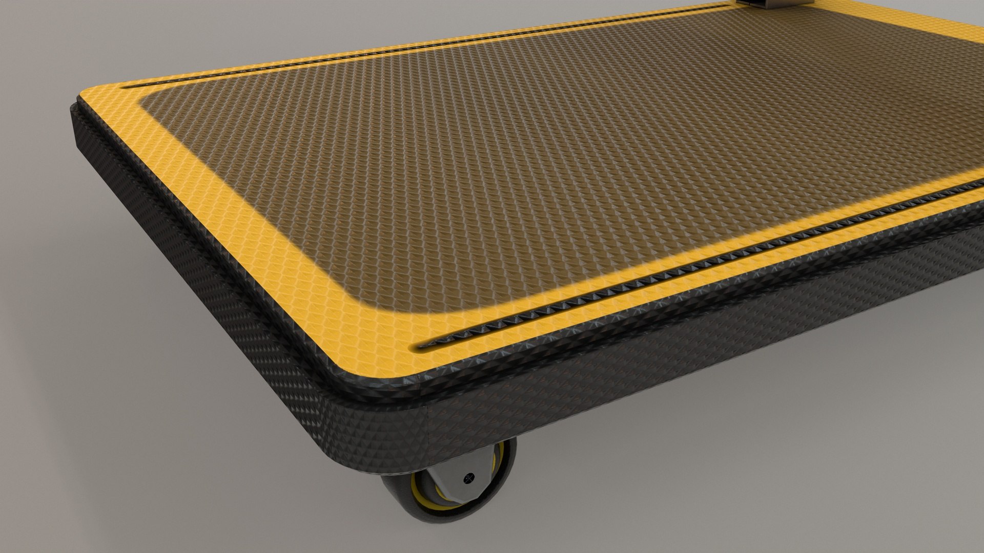 3D Heavy Duty Platform Trolley Model - TurboSquid 2097219