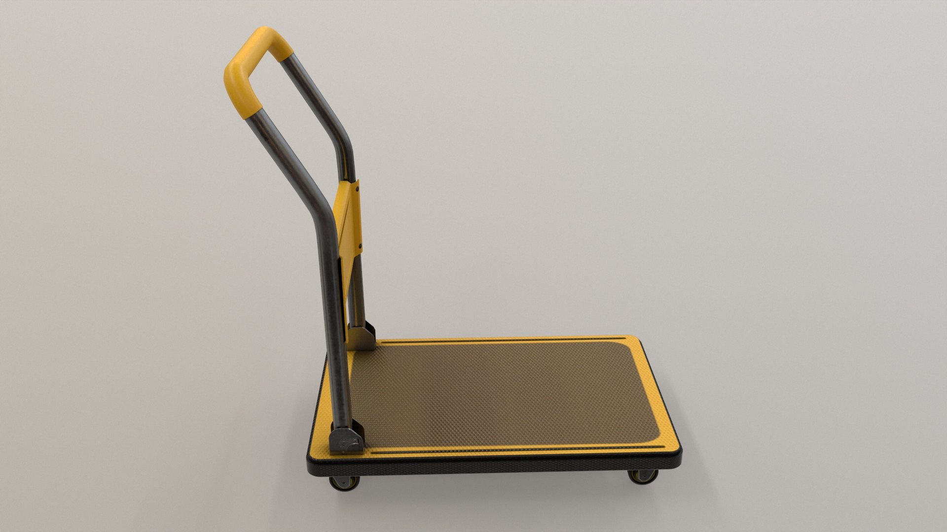 3D Heavy Duty Platform Trolley Model - TurboSquid 2097219