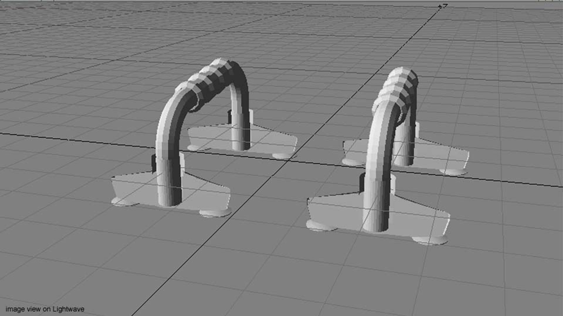 3d exercise push-up equipment model