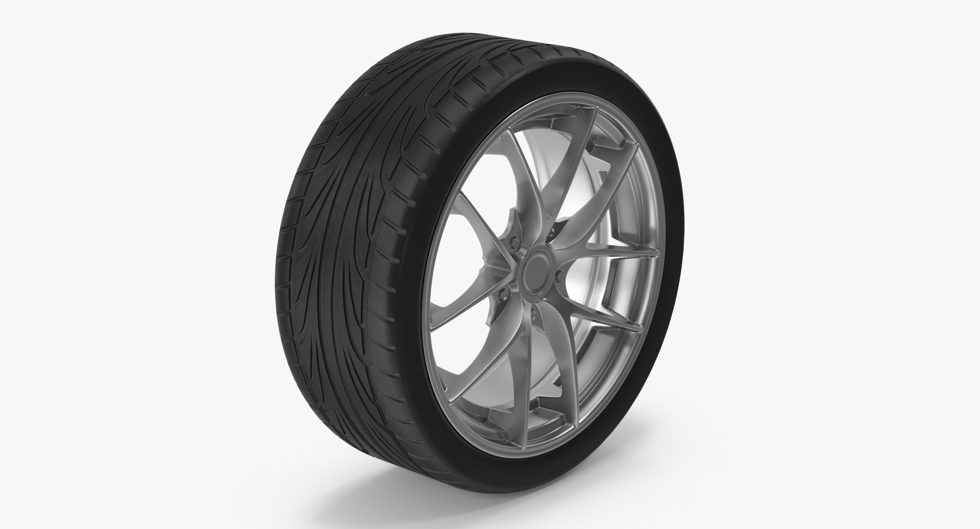 Car Tire Rim 3d Model