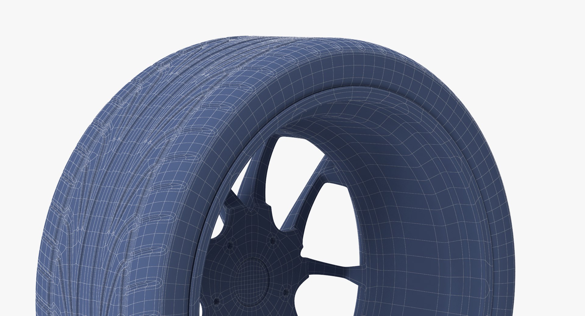 Car Tire Rim 3d Model