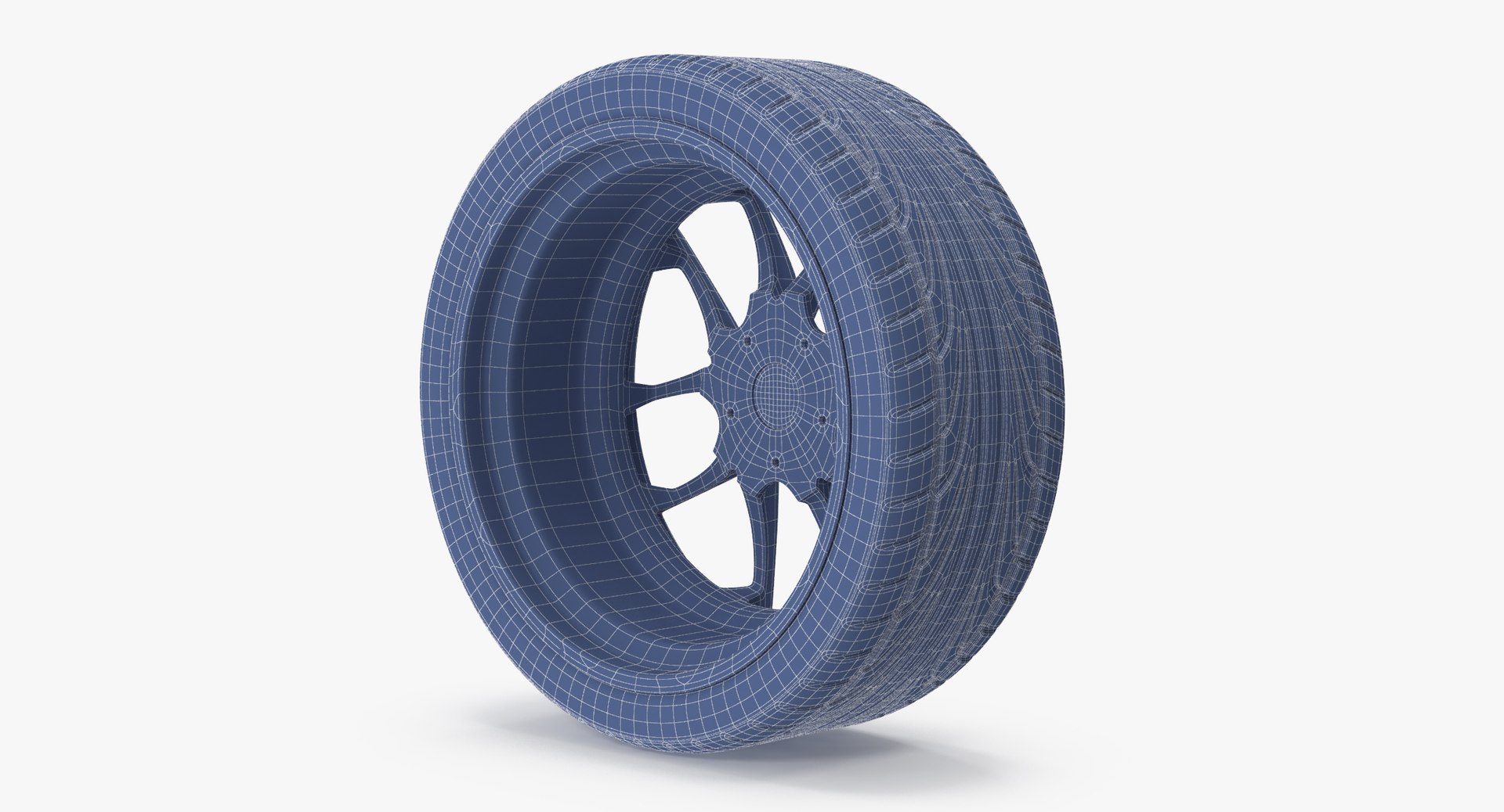 Car Tire Rim 3d Model