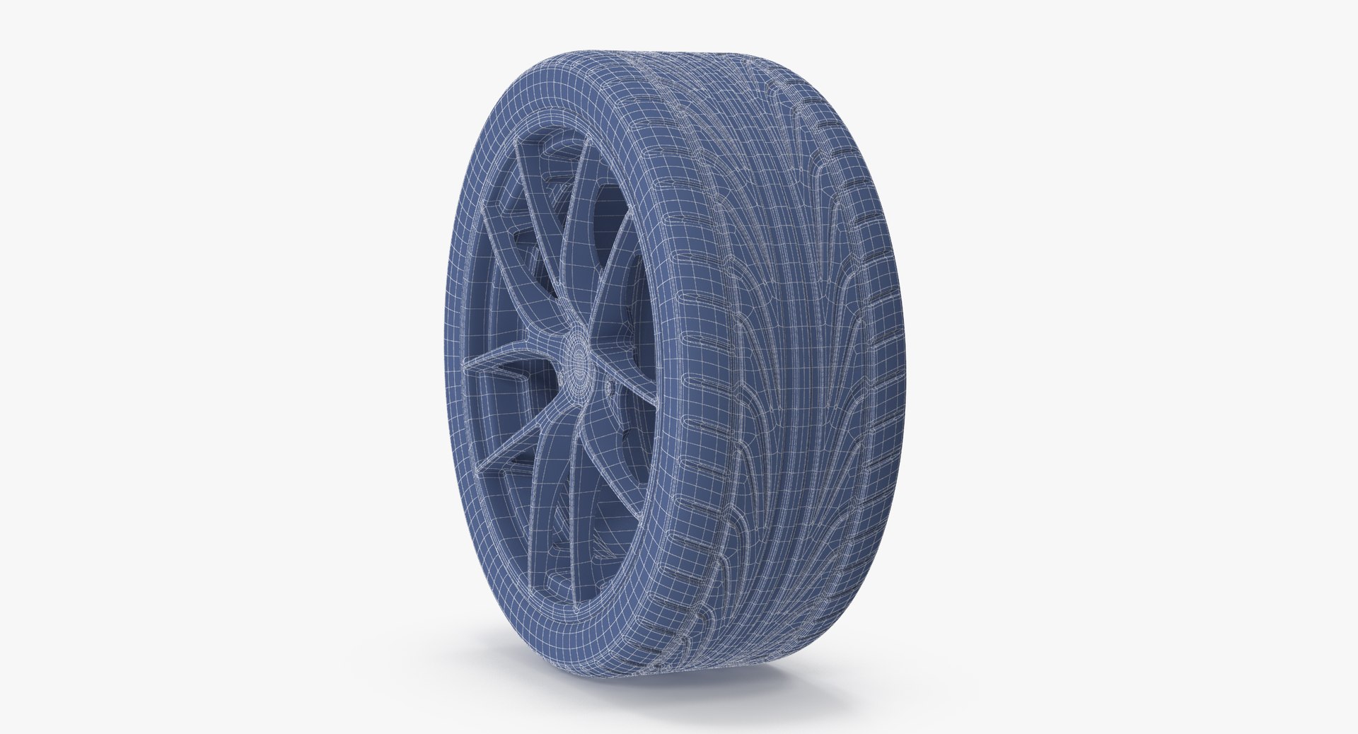 Car Tire Rim 3d Model