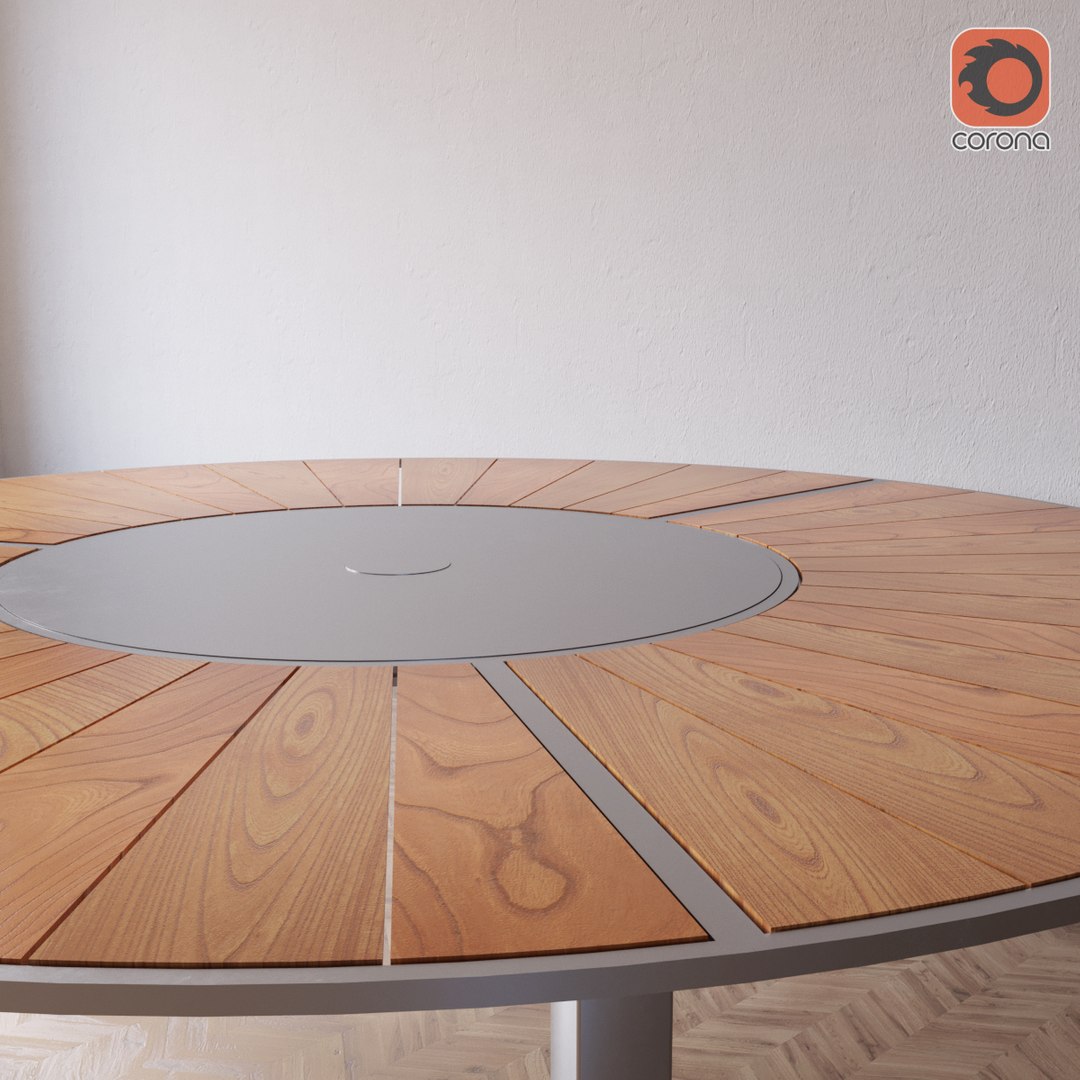 3d Model O-zon Table Botania
