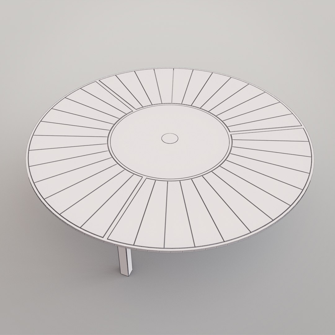 3d Model O-zon Table Botania