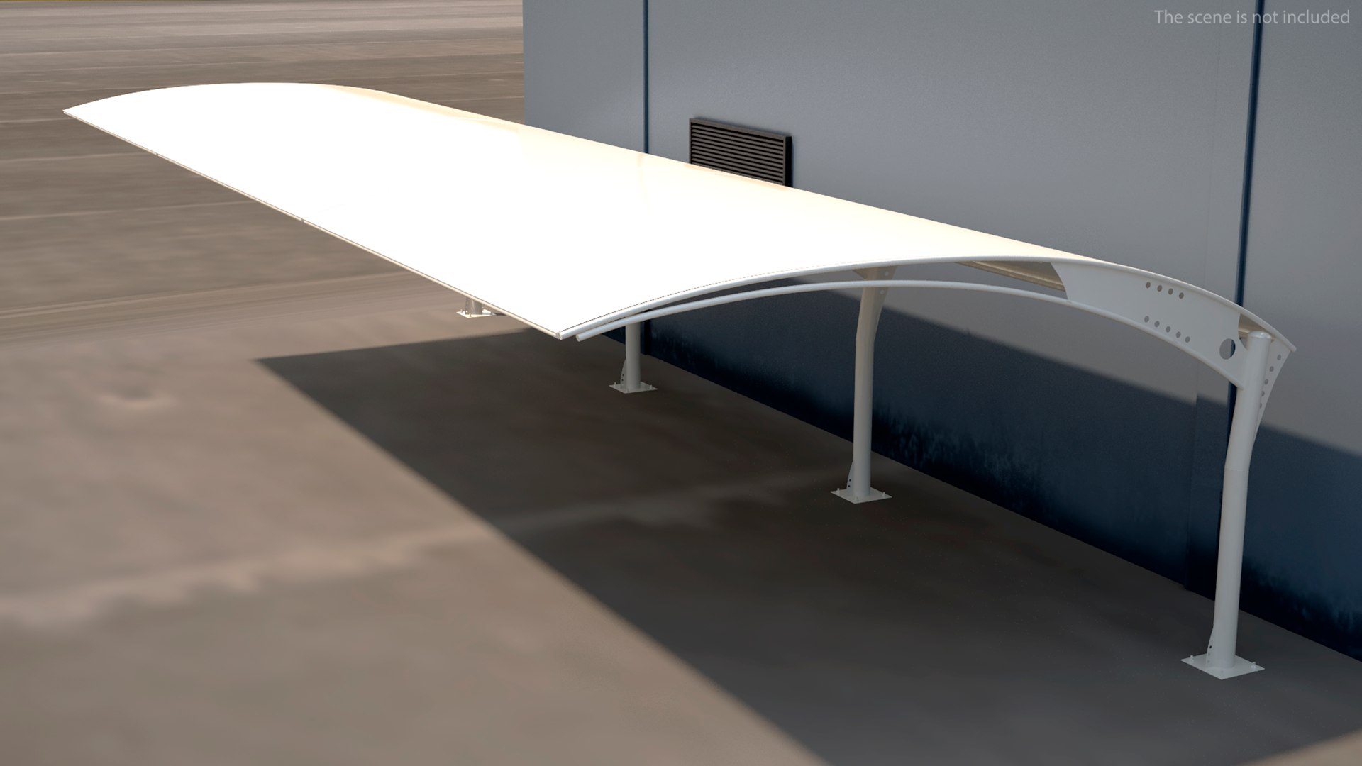 3D Model Car Parking Shed - TurboSquid 1911685
