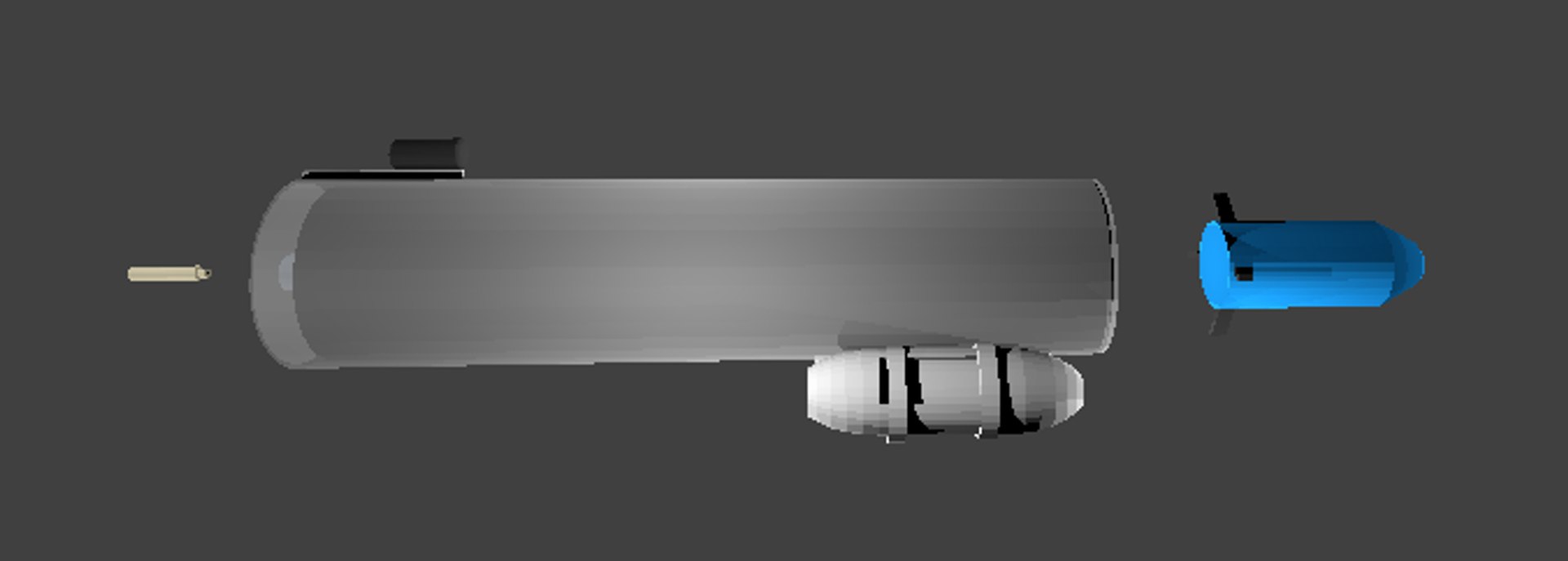 Handheld Rocket Launcher 3D Model - TurboSquid 1282156