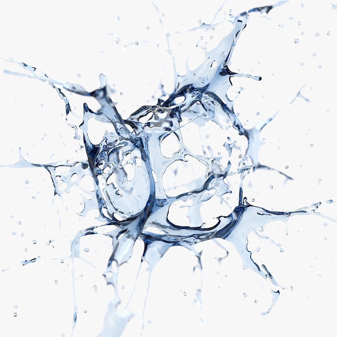 3D Model Abstract Liquid Splash - TurboSquid 1203683
