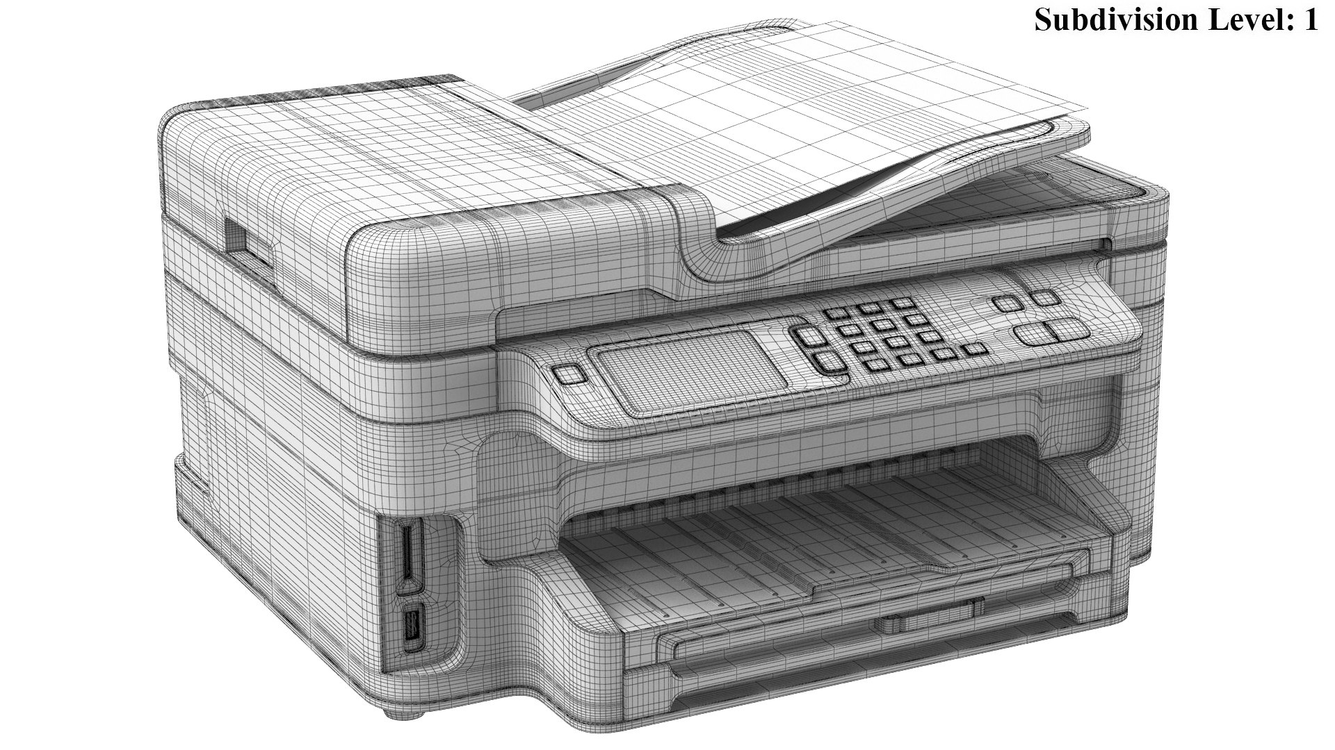 3D Detailed Printer Model - TurboSquid 2011825