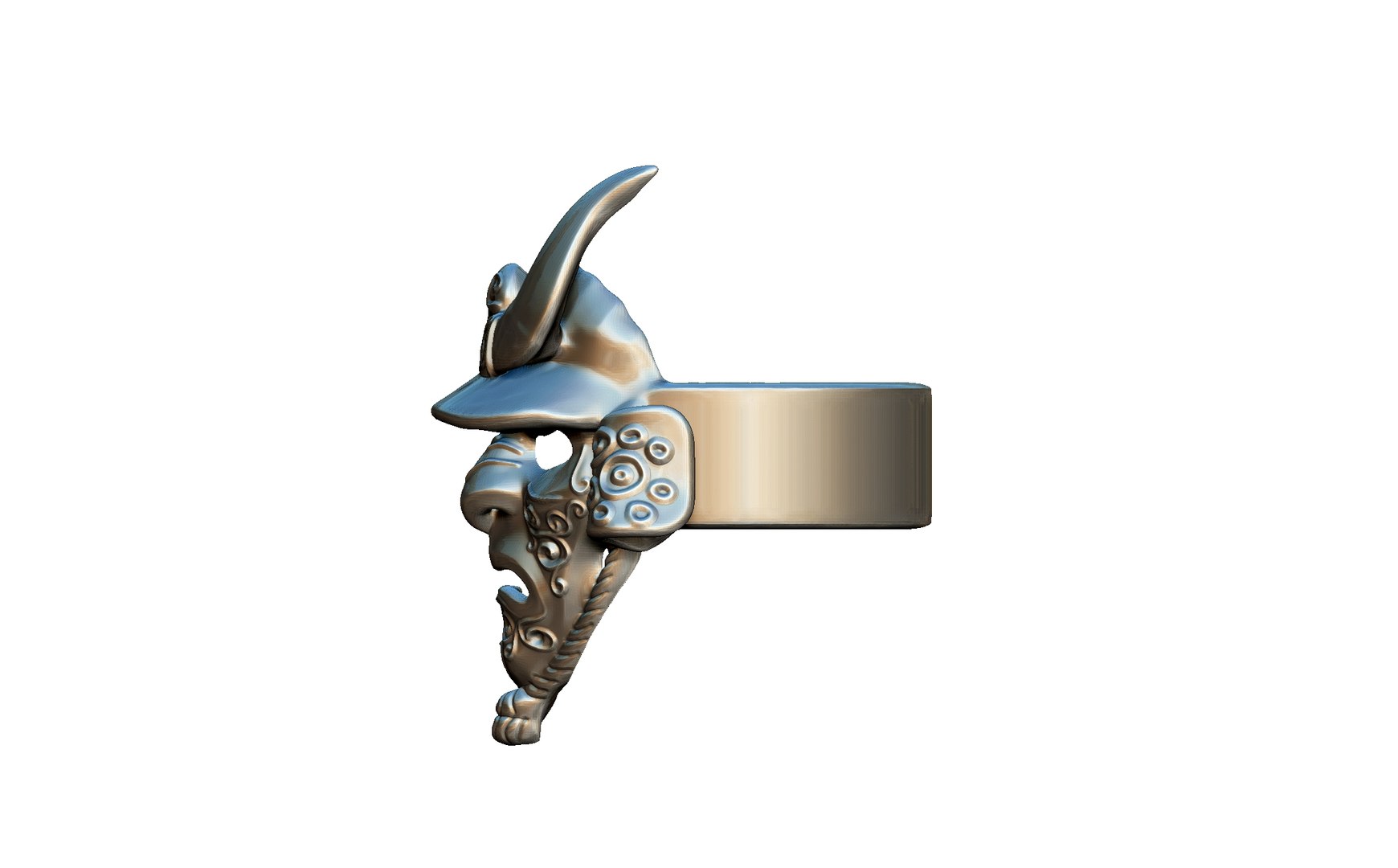 3D Model Samurai Ring - TurboSquid 1945062