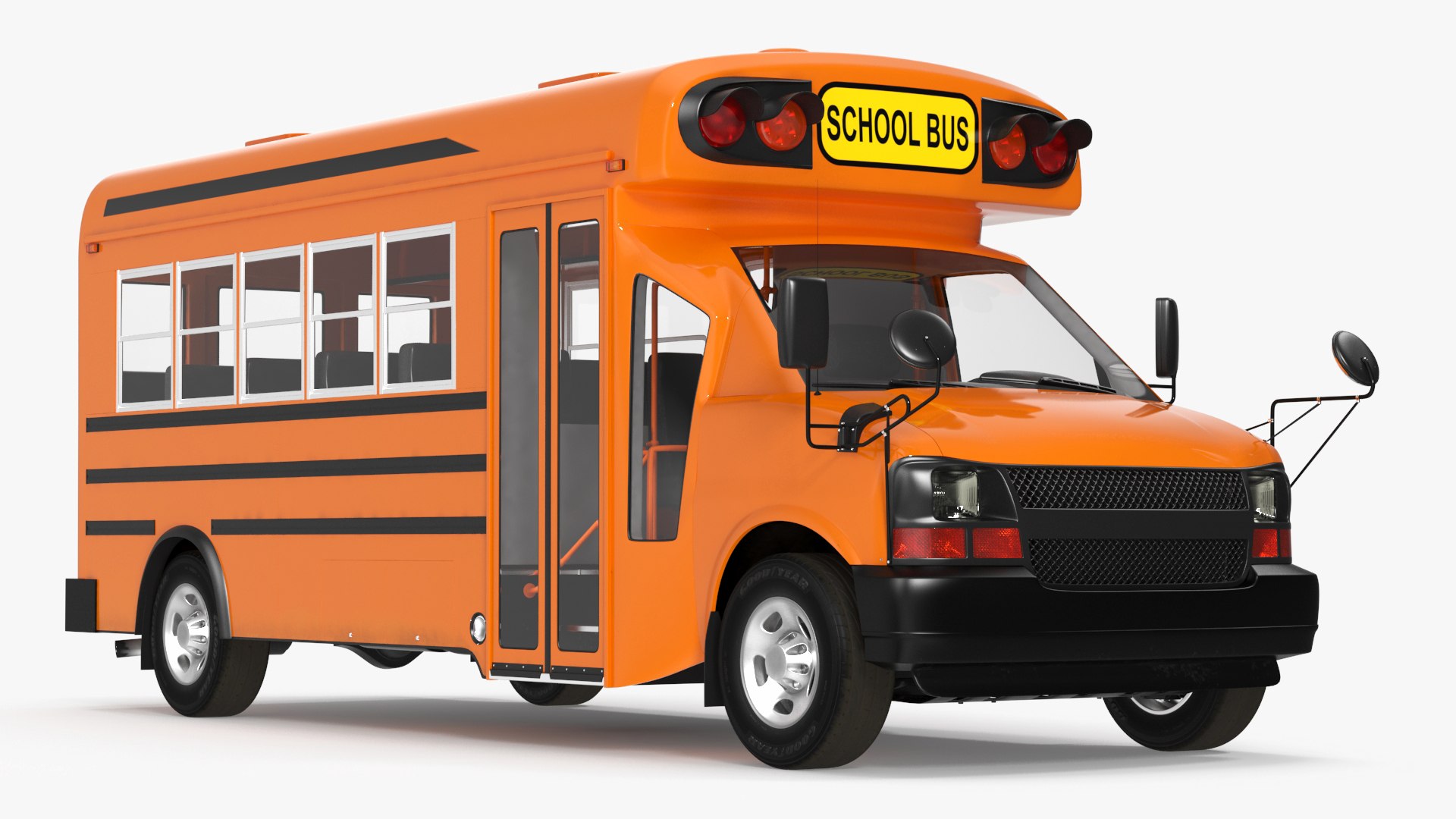 3d school bus