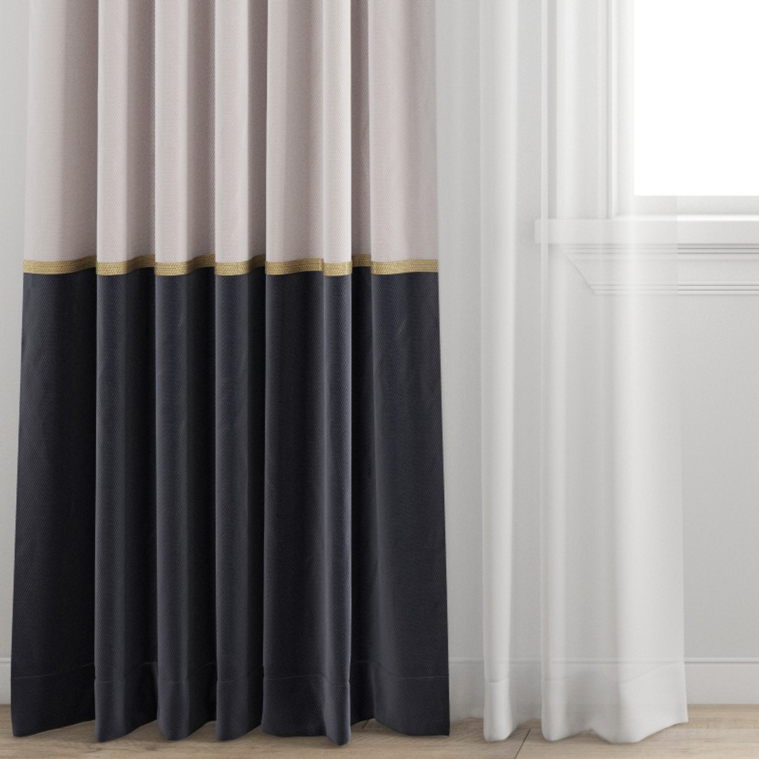 Curtain 363 Model - TurboSquid 1963482