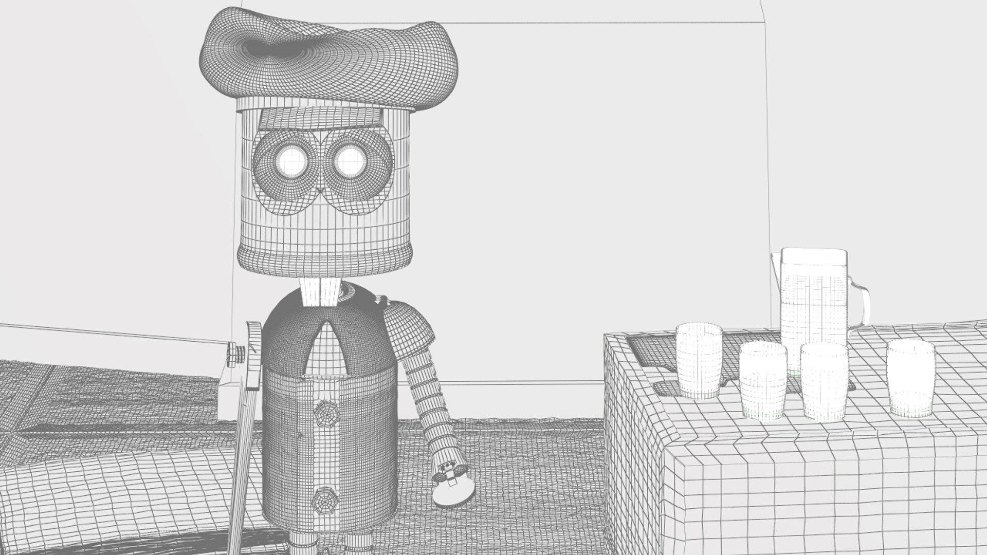 Futurama Tinny Tim 3d Max