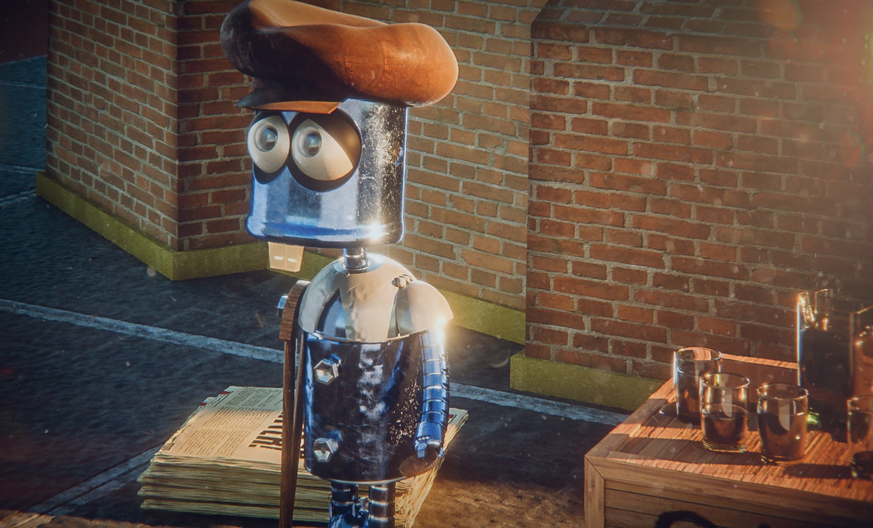 Futurama Tinny Tim 3d Max