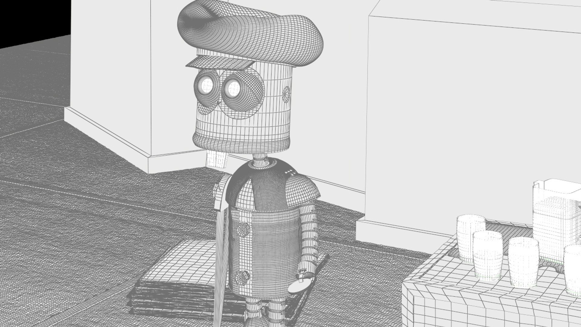 Futurama Tinny Tim 3d Max