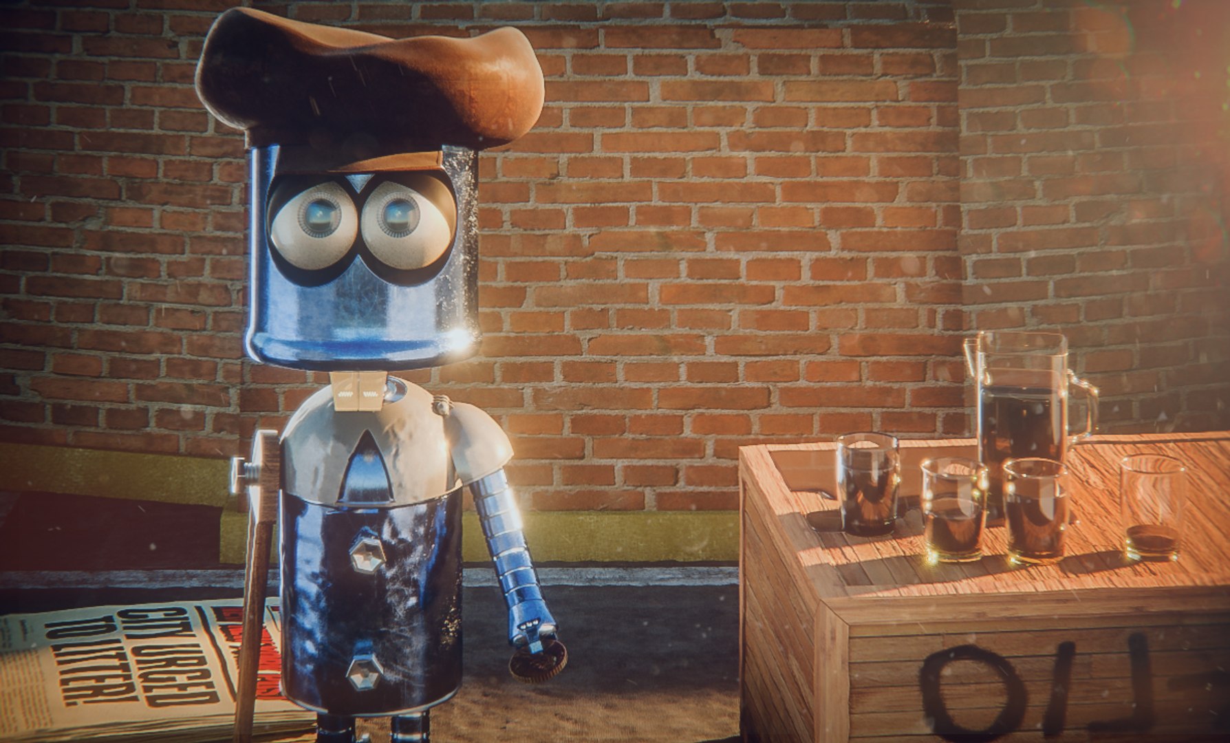Futurama Tinny Tim 3d Max