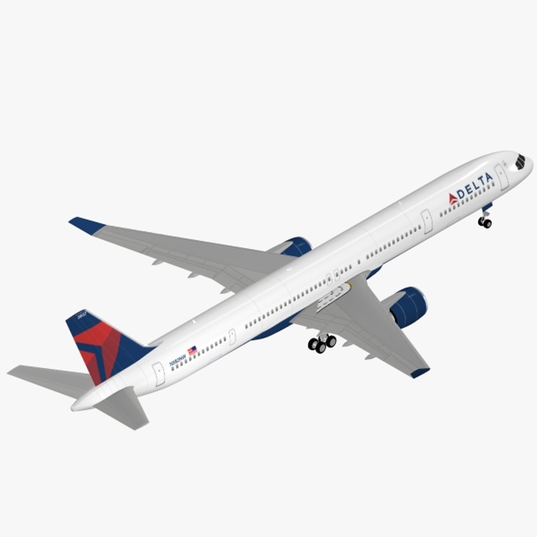Airliner Boeing 757-300 Delta 3d Max
