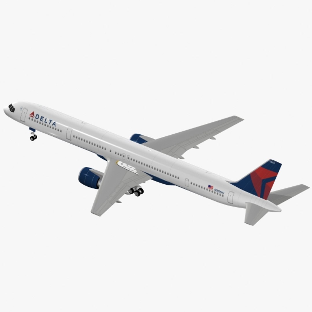 Airliner Boeing 757-300 Delta 3d Max
