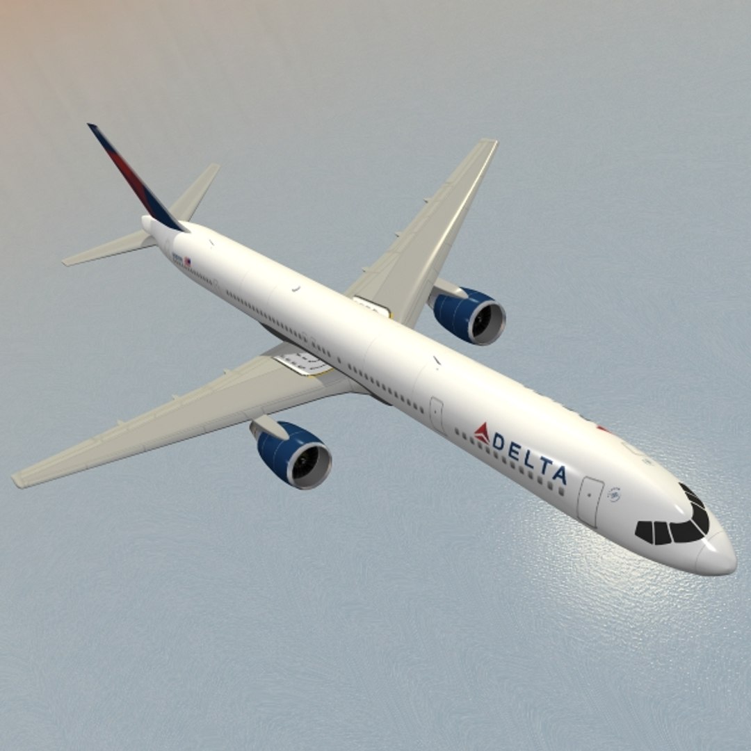 Airliner Boeing 757-300 Delta 3d Max