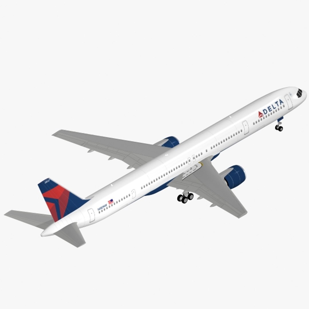 Airliner Boeing 757-300 Delta 3d Max