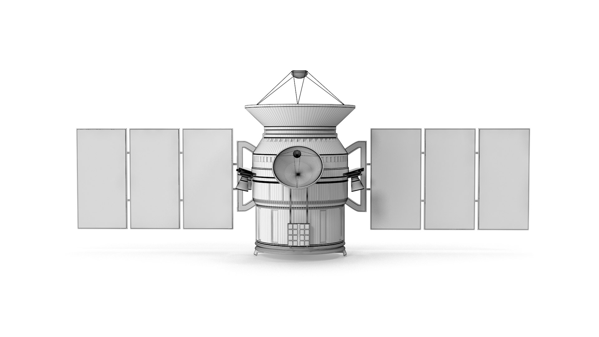 Communication Satellite 3D model - TurboSquid 2138792
