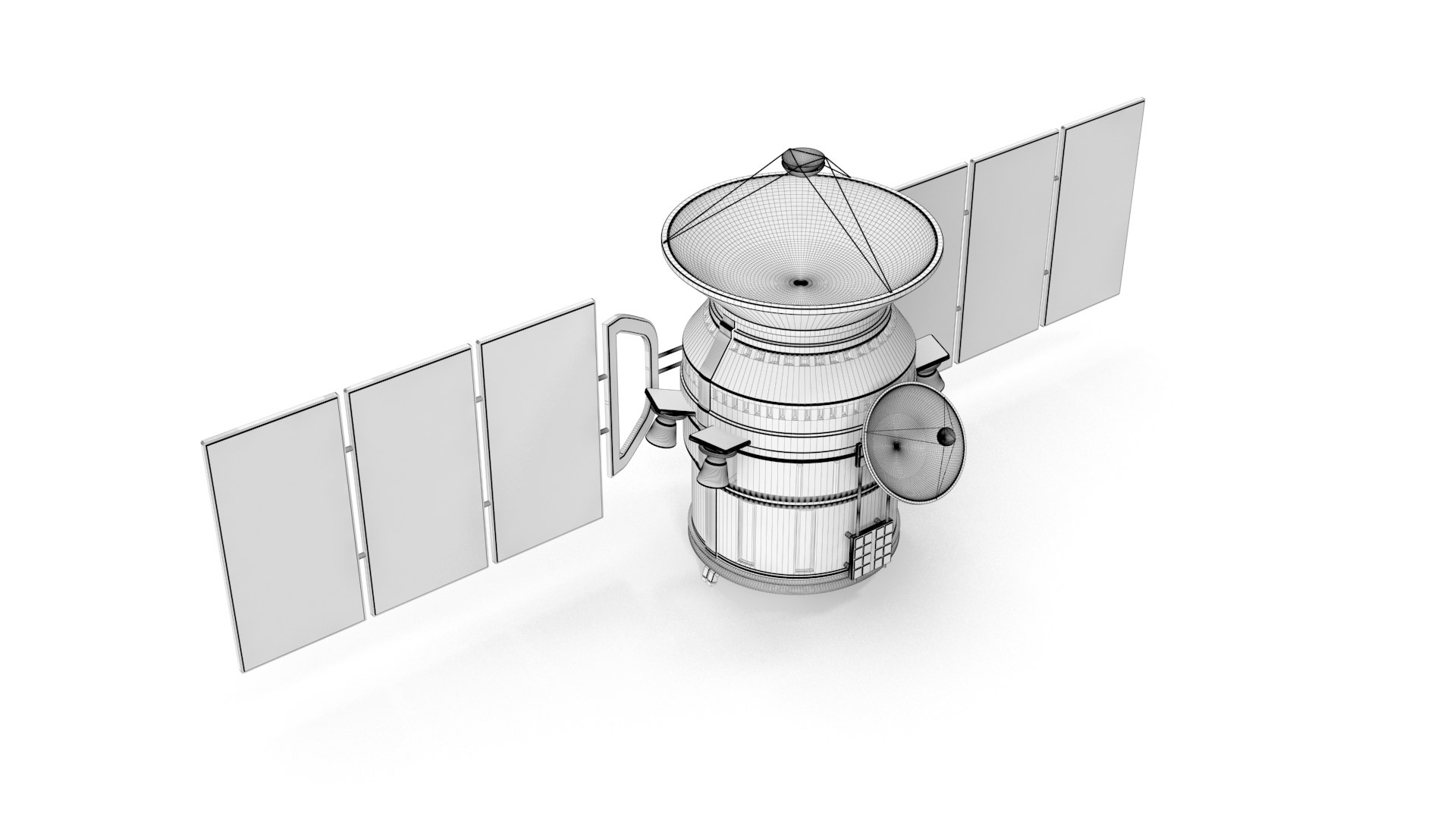 Communication Satellite 3D model - TurboSquid 2138792