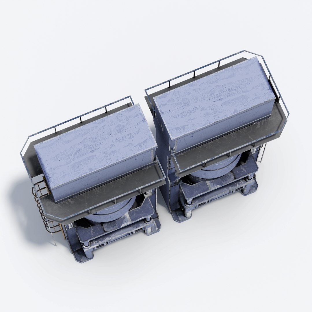 3D Industrial Hydraulic Press Machine model - TurboSquid 1747051