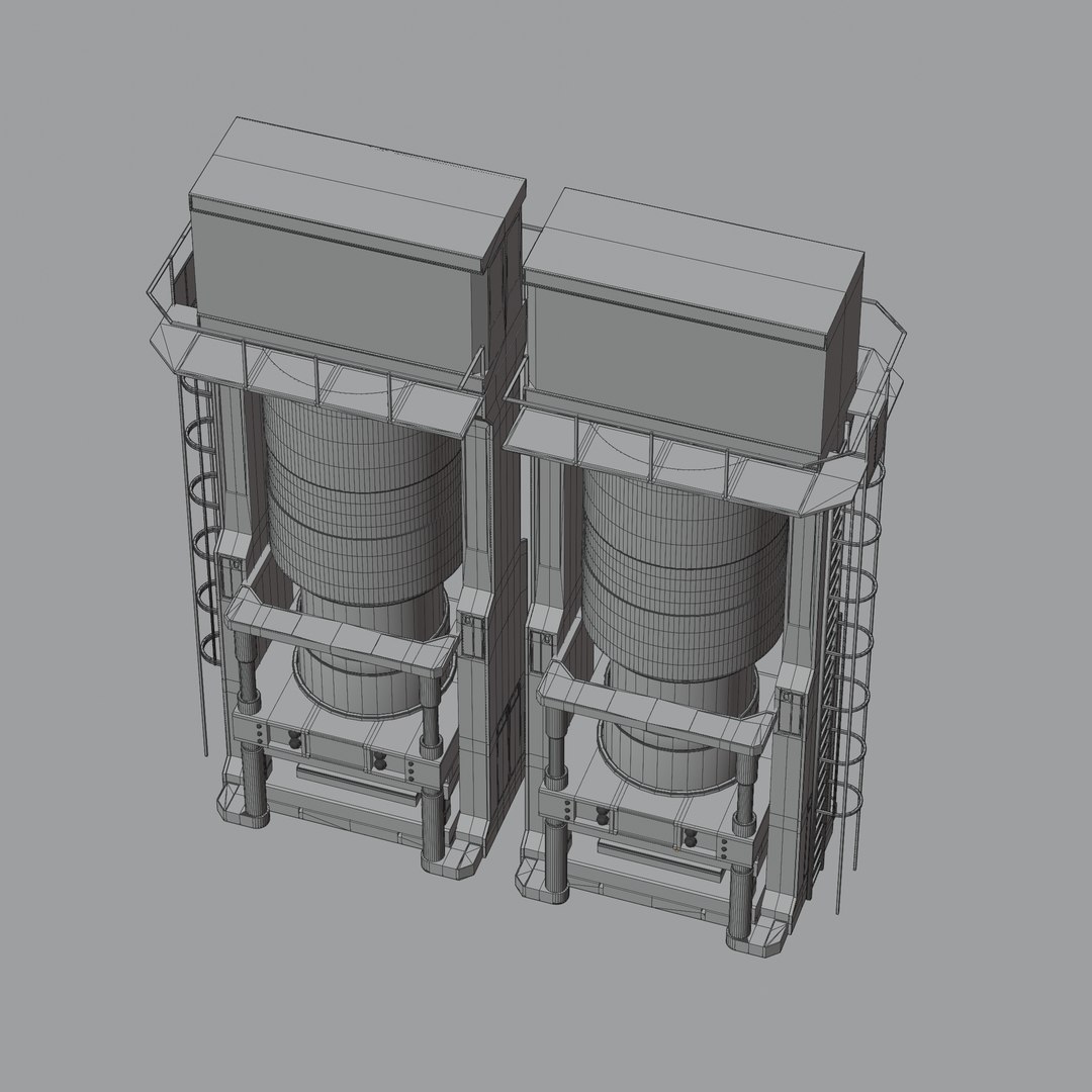 3D Industrial Hydraulic Press Machine model - TurboSquid 1747051