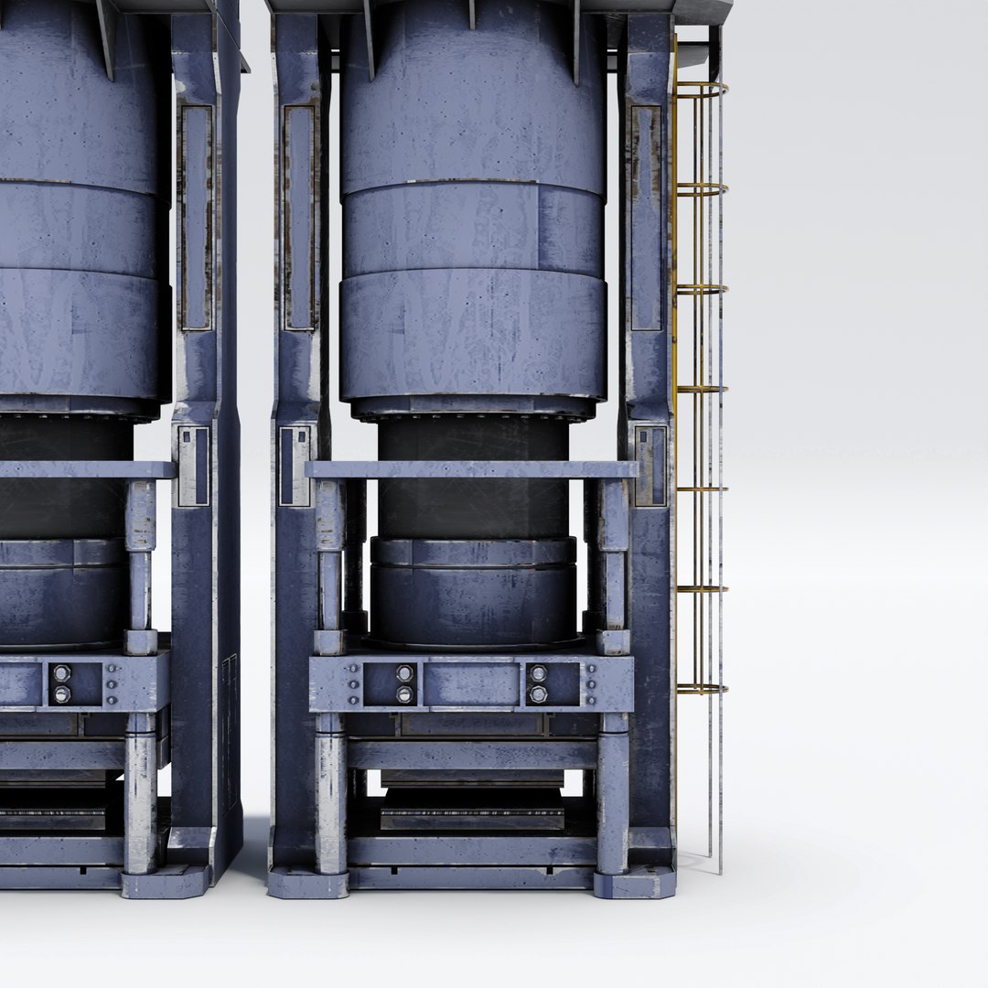 3D Industrial Hydraulic Press Machine model - TurboSquid 1747051