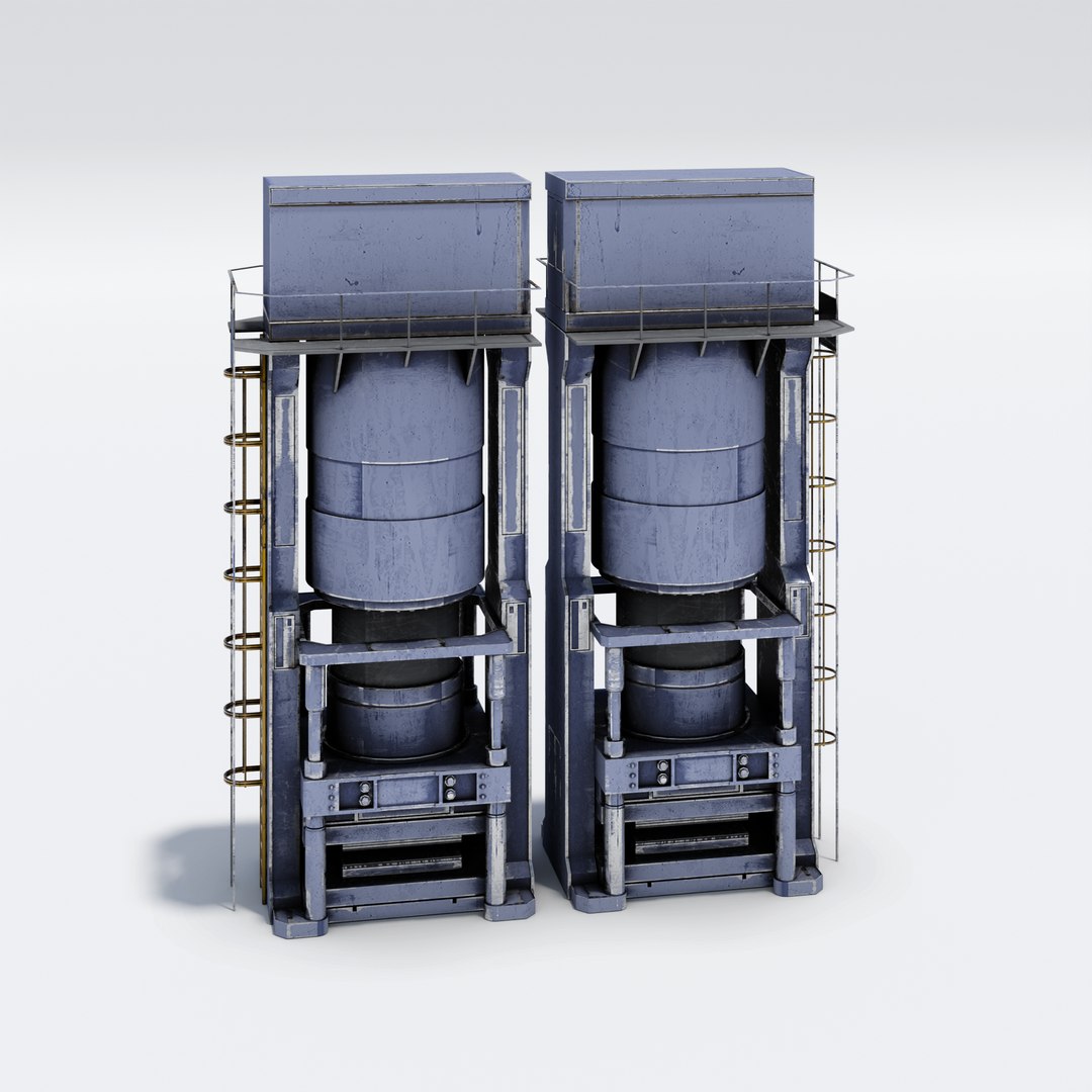 3D Industrial Hydraulic Press Machine model - TurboSquid 1747051