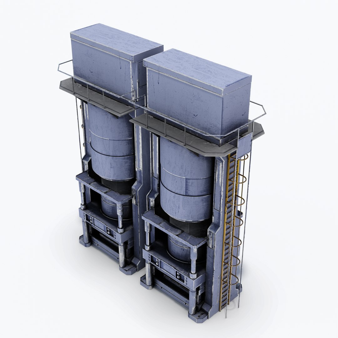 3D Industrial Hydraulic Press Machine model - TurboSquid 1747051