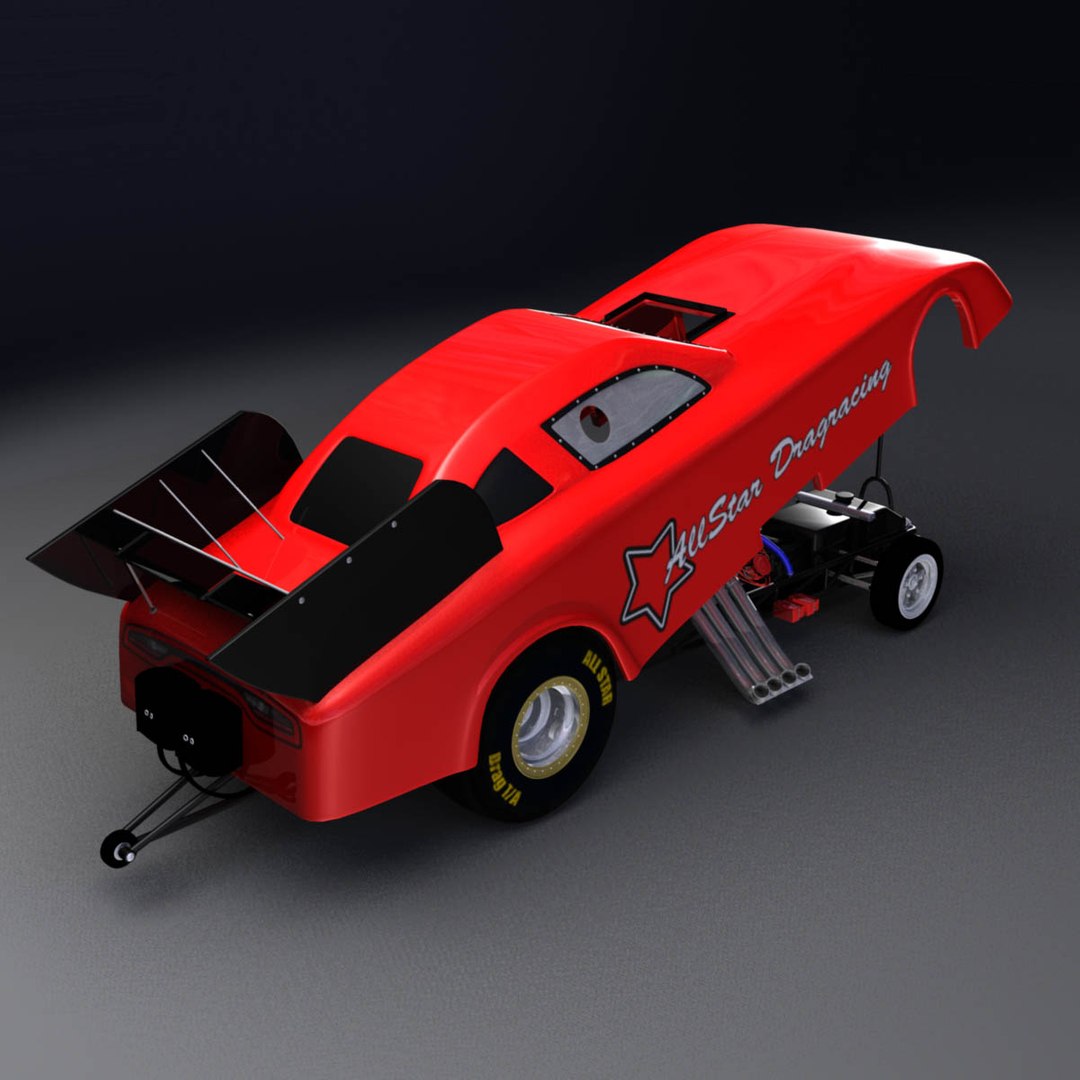 3d Model Funny Car