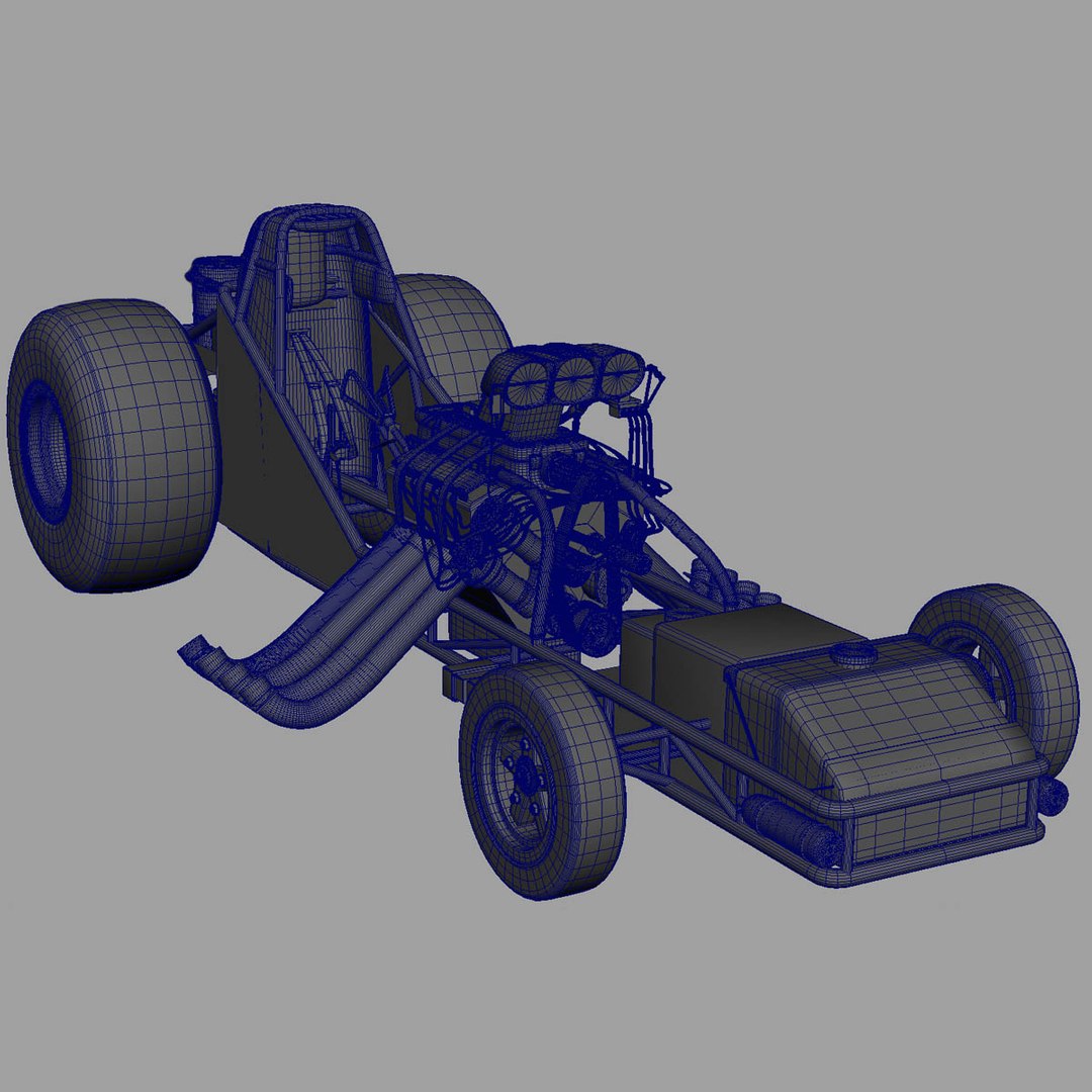 3d Model Funny Car